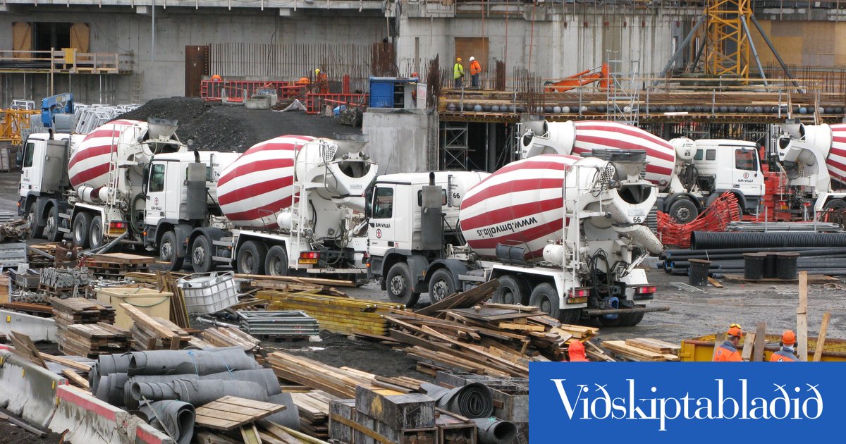 Minni steypa en fyrir hrun