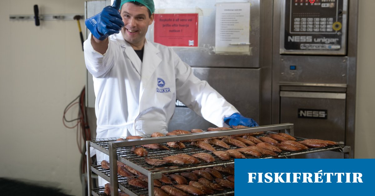 Reykir hrogn á Hornafirði