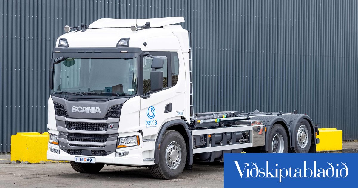 Þrír nýir Scania P340 metanbílar