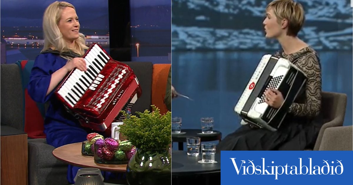 Orkumálastjóri mundar harmonikku Kristrúnar