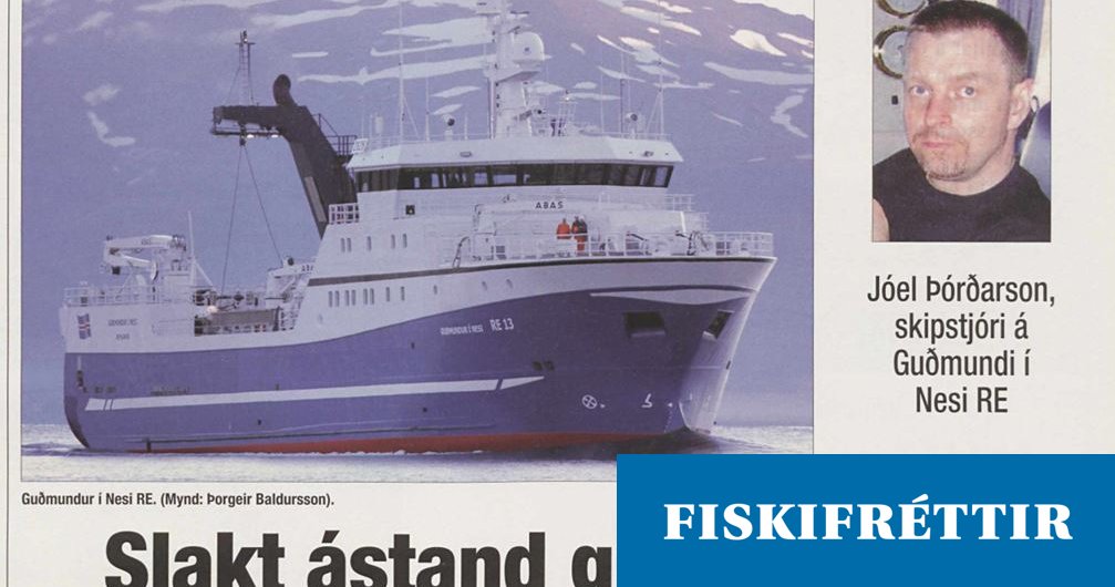 Gamla fréttin: Slakt ástand grálúðu búrhvalnum að kenna