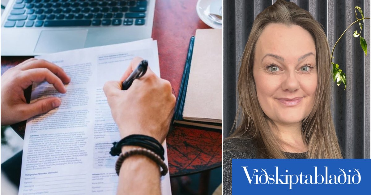 Fyrsta íslenska ferilskráargerðin