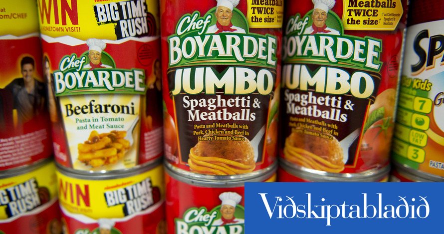 Chef Boyardee selt fyrir 600 milljónir dala