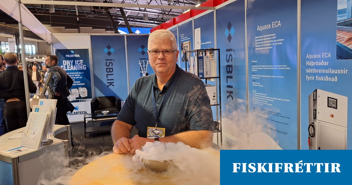 Einir í framleiðslu á þurrís