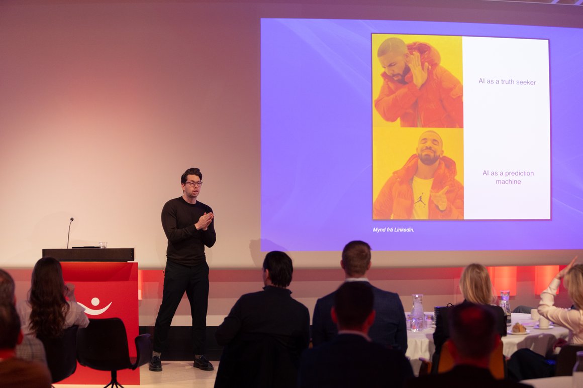 Myndir: Gervigreind í algleymingi hjá Íslandsbanka