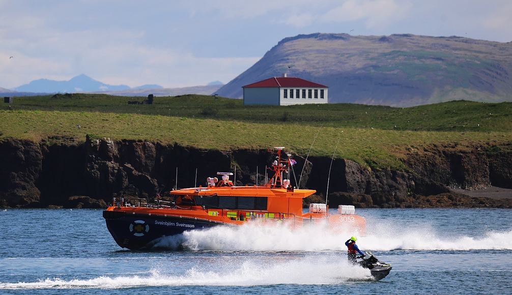 Sjöunda björgunarskipið af þrettán komið heim