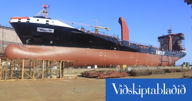 Eimskip sjósetur nýtt skip