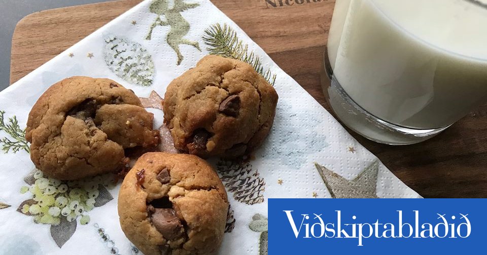 Smákökur með hnetusmjöri og Rolo