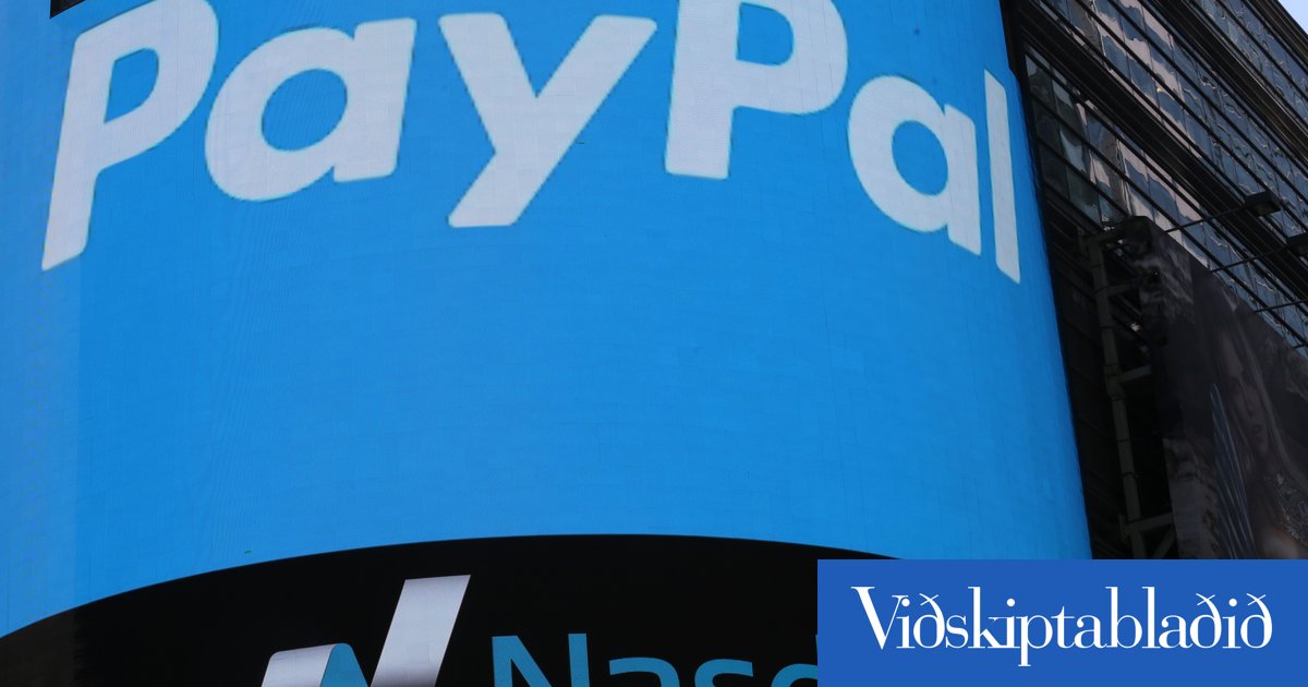 PayPal lá niðri í dag